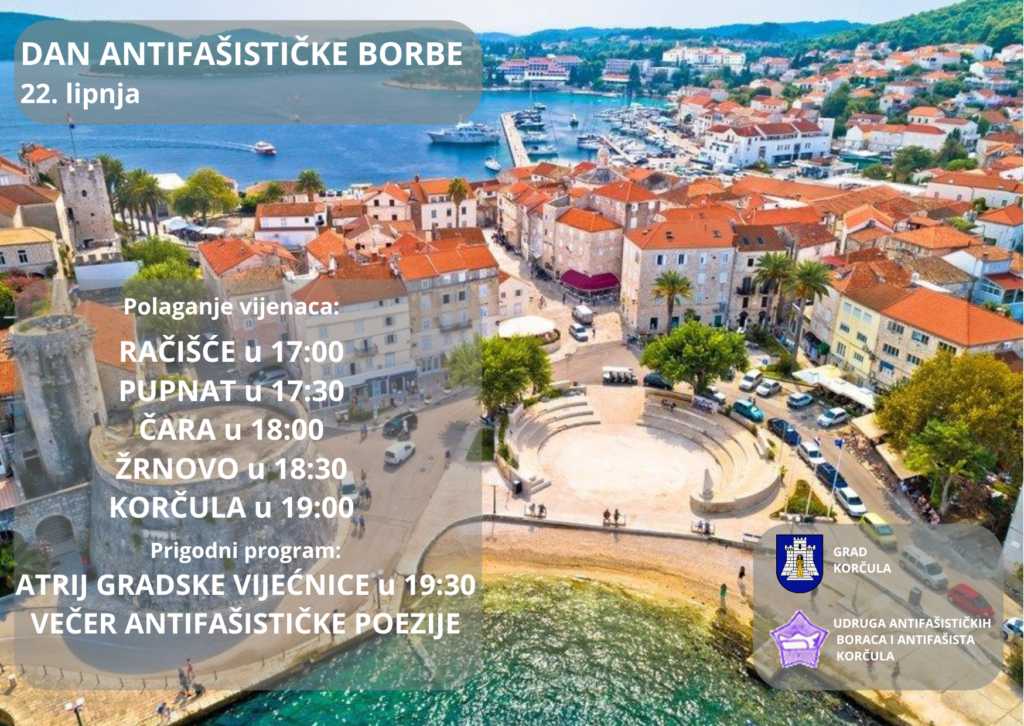22. LIPNJA – DAN ANTIFAŠISTIČKE BORBE - Korčula